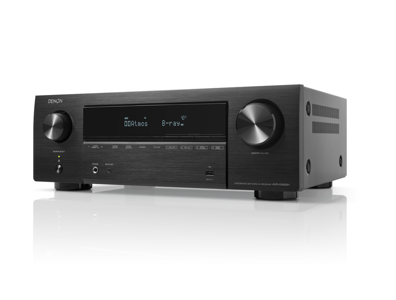 Denon AV Receiver AVRX1800H Zwart kopen. - Audio expert