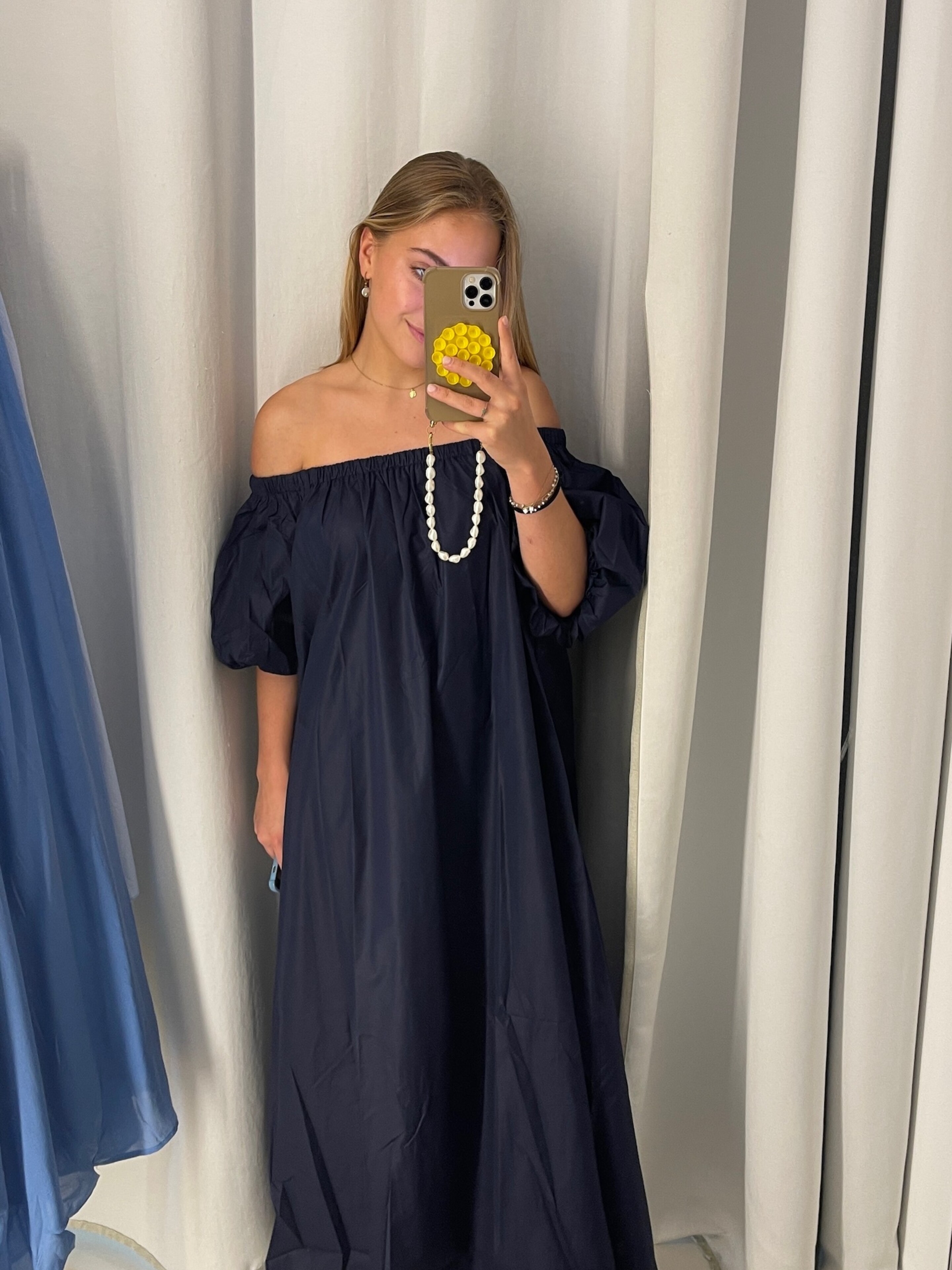 Noa Dress Navy Blue TU - Maison Majé