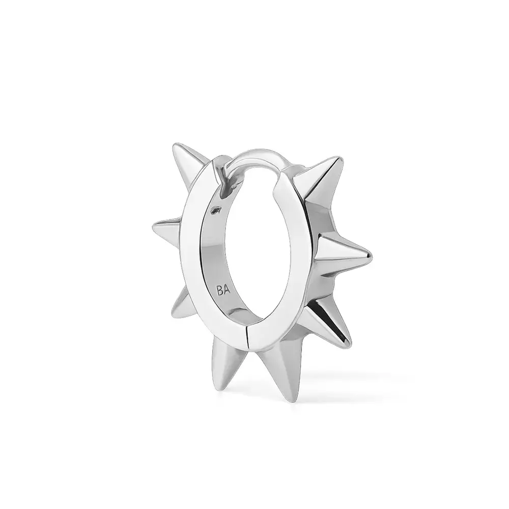 Spike Earring Silver - Maison Majé