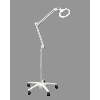Loupe lamp op verrijdbare voet - Vosmedisch.nl - A. Vos en Zoons B.V.
