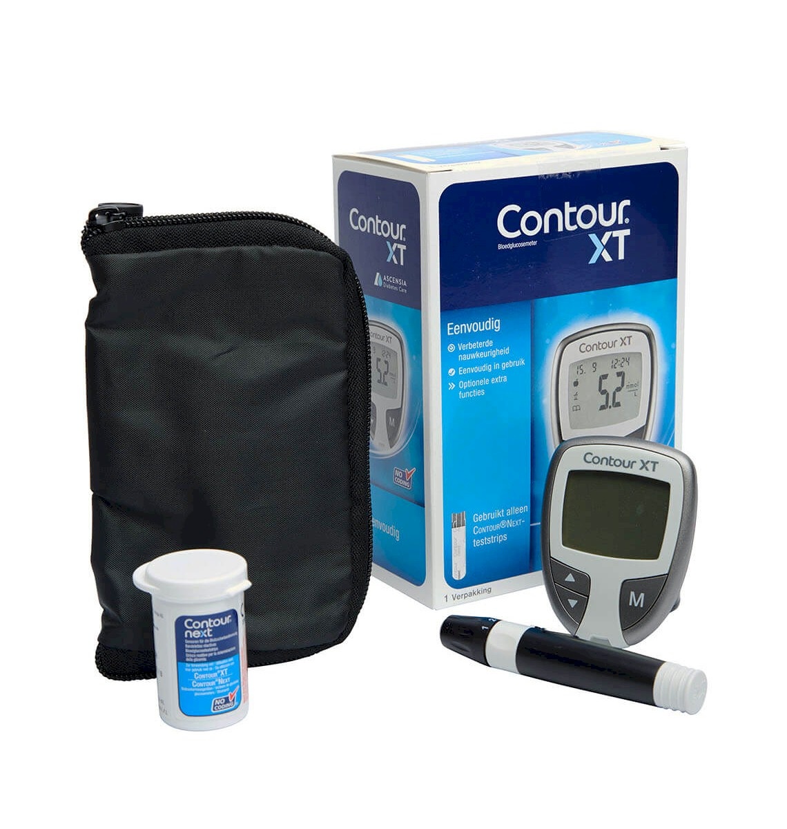 Contour® XT Bloedsuikermeter startpakket incl. 10 strips - Vosmedisch ...
