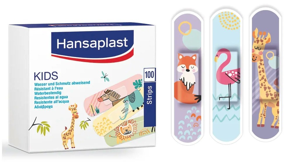 Wondpleister Hansaplast Kids 100strips - Vosmedisch.nl