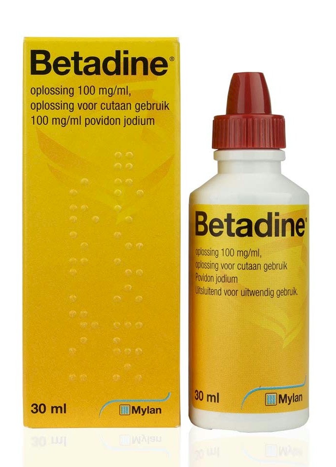 Betadine oplossing - diverse formaten - Vosmedisch.nl - A. Vos en Zoons ...