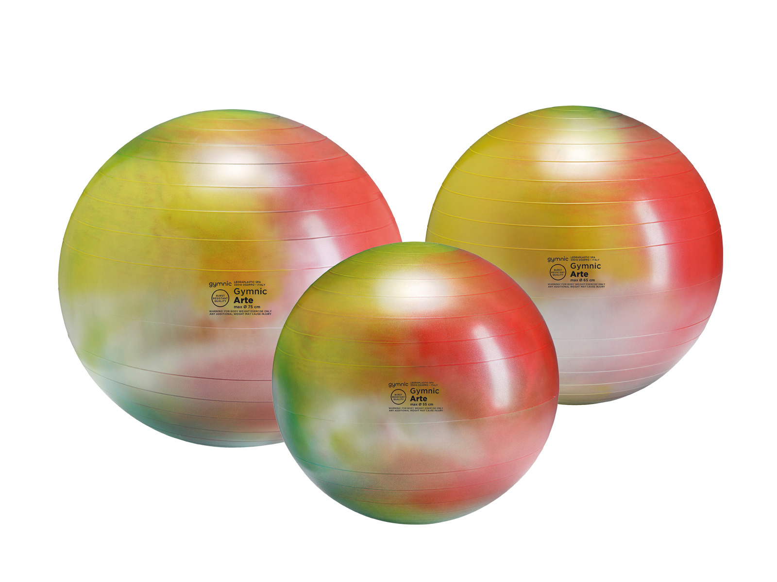 Fitness bal - yoga bal - zwangerschapsbal - zitbal - Fantasy Color ...