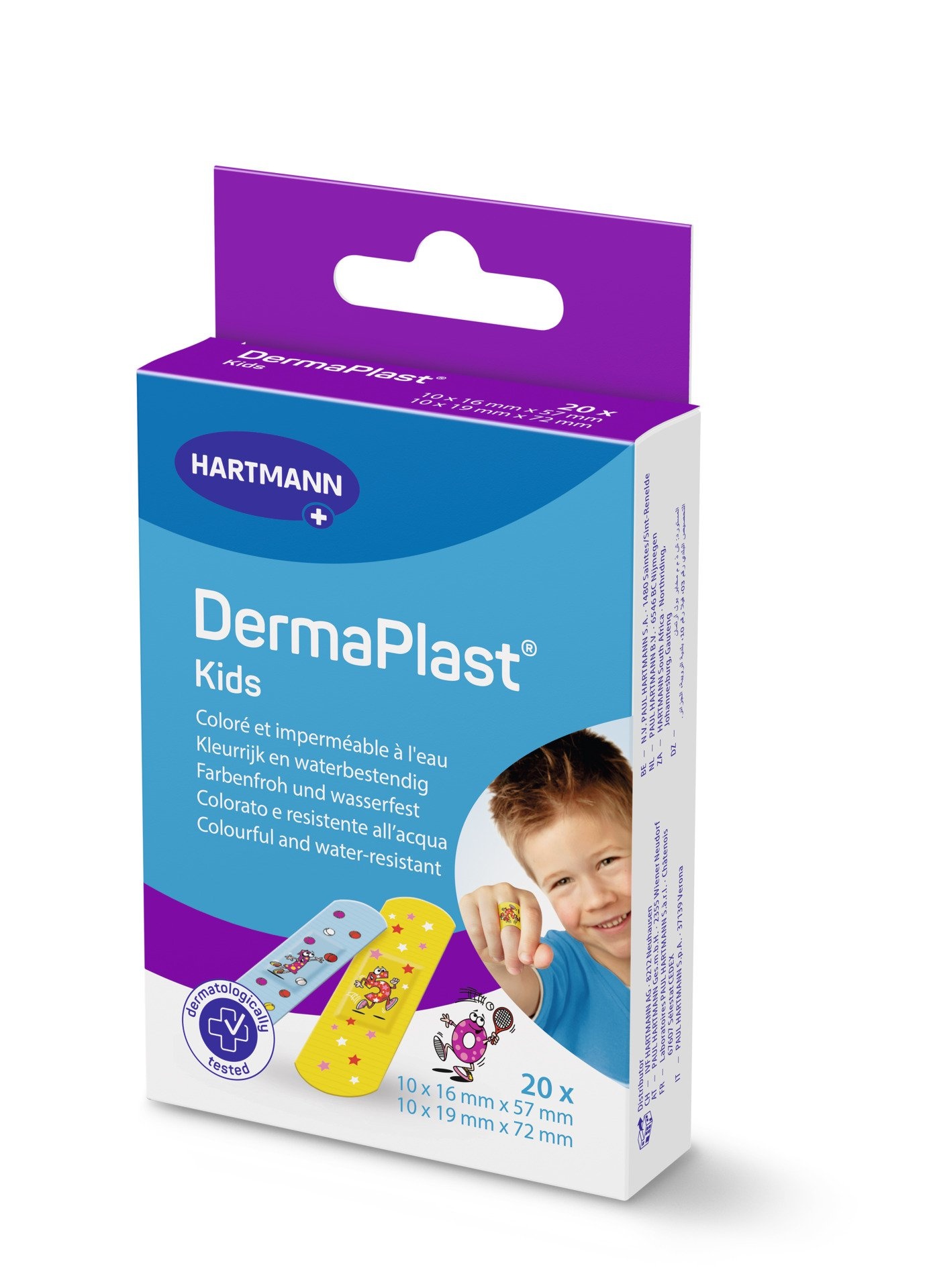 Wondpleister Dermaplast-Kids 20 strips - Vosmedisch.nl - A. Vos en ...