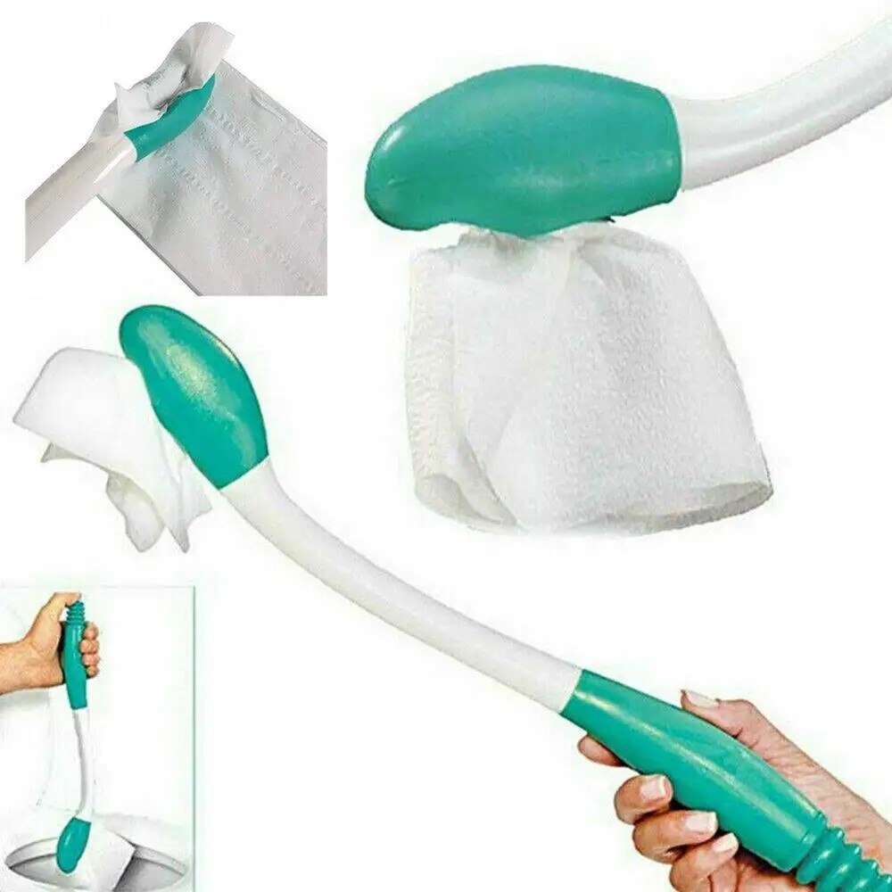 Afveeghulp om de billen mee af te vegen - hygiënisch wc hulpmiddel ...