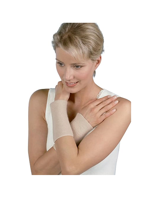 Peters Angora Polswarmers Beige - Vosmedisch.nl - A. Vos en Zoons B.V.