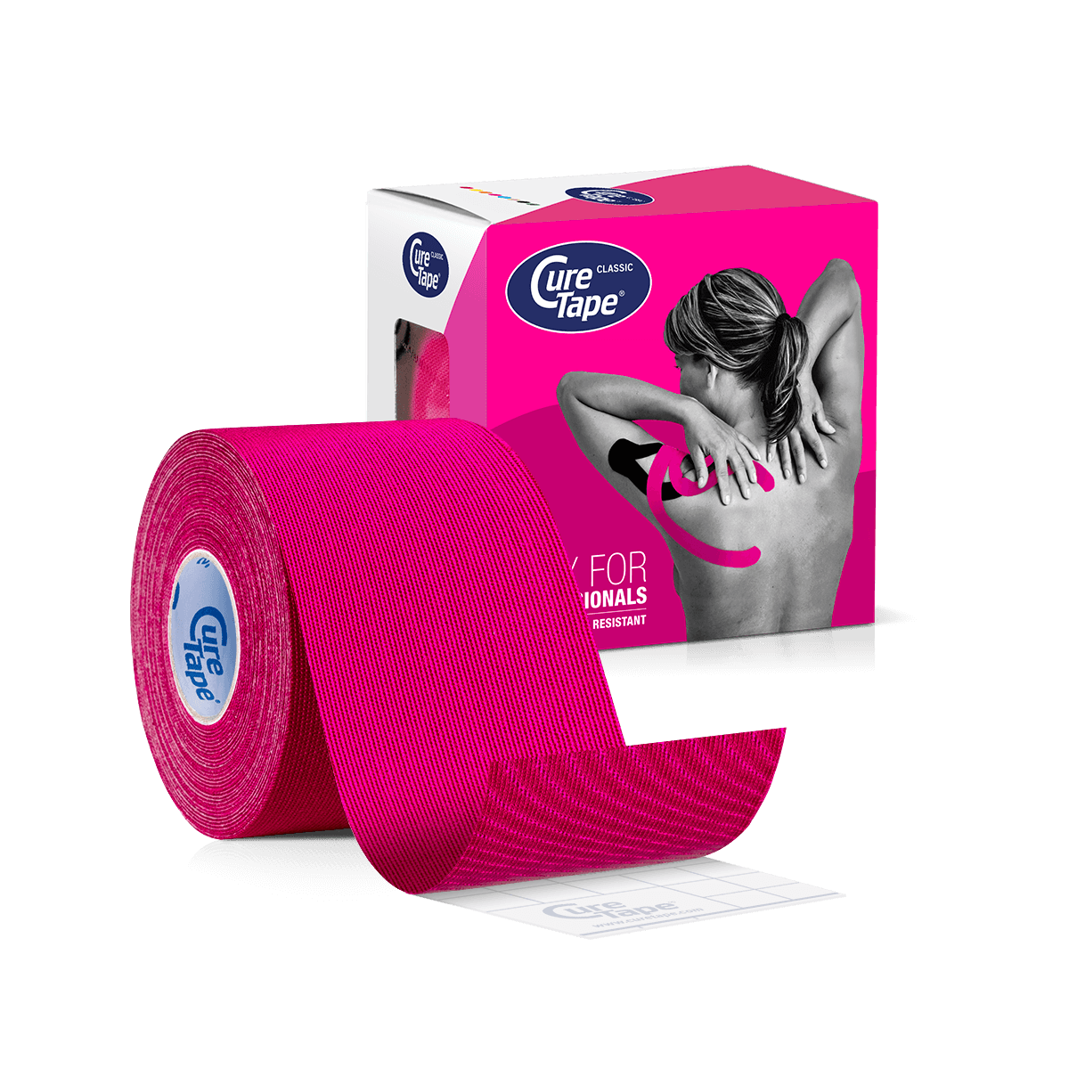 Curetape Classic kinesiotape 5 m x 5 cm - Roze - Vosmedisch.nl - A. Vos ...