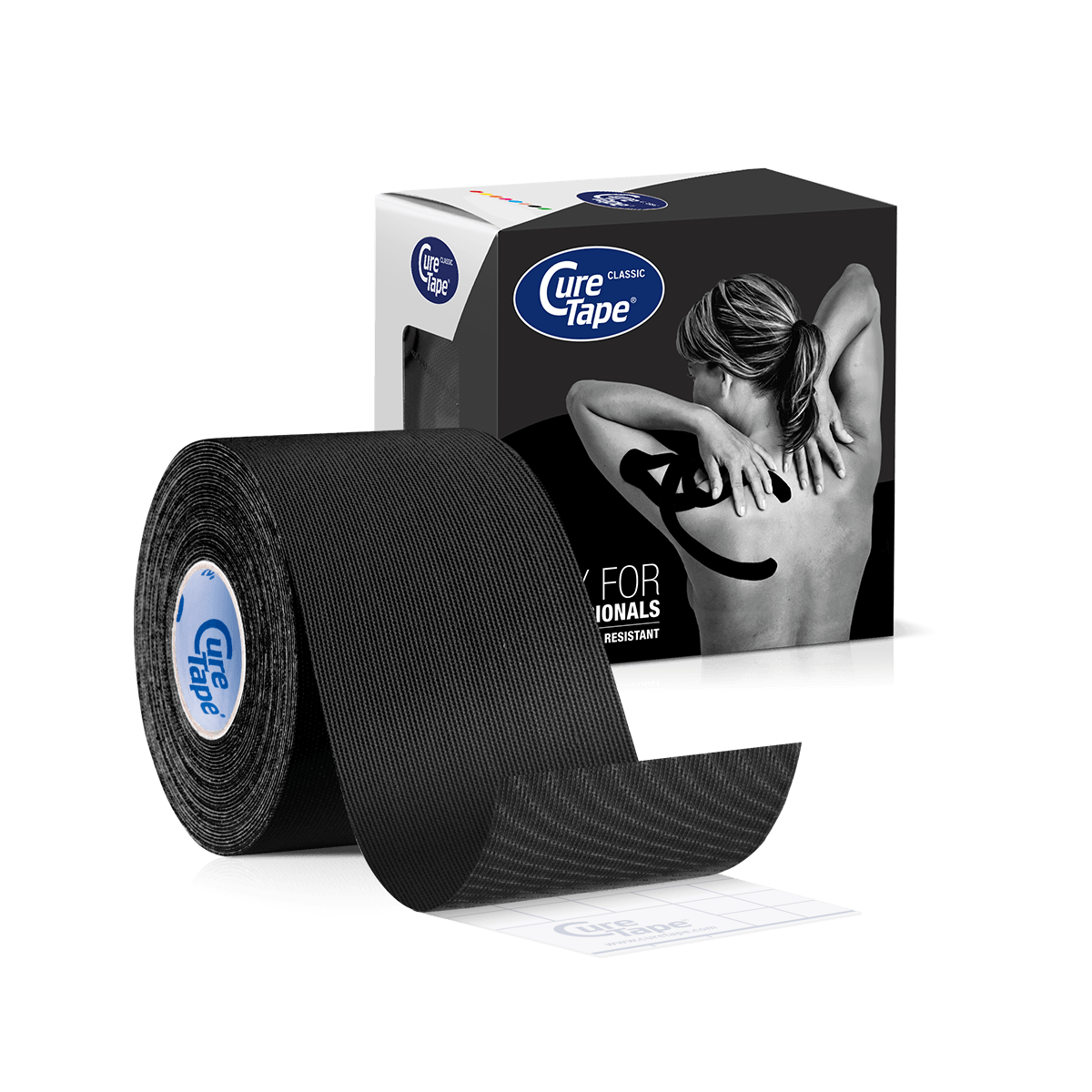 Curetape Classic kinesiotape 5 m x 5 cm - Zwart - Vosmedisch.nl - A ...