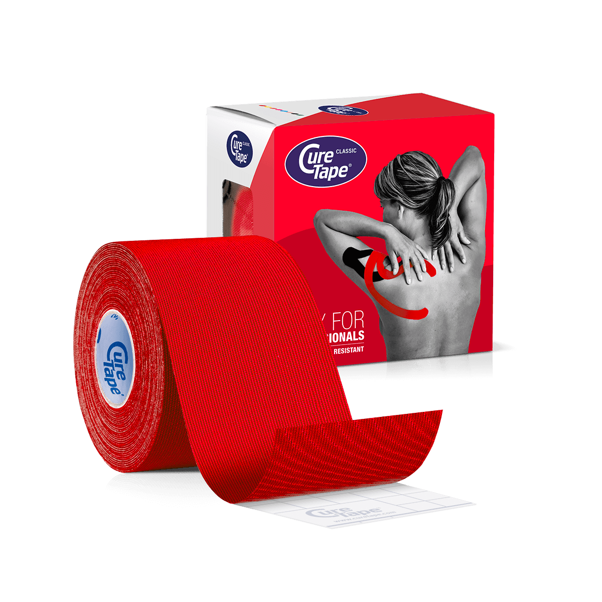 Curetape Classic kinesiotape 5 m x 5 cm - Rood - Vosmedisch.nl - A. Vos ...