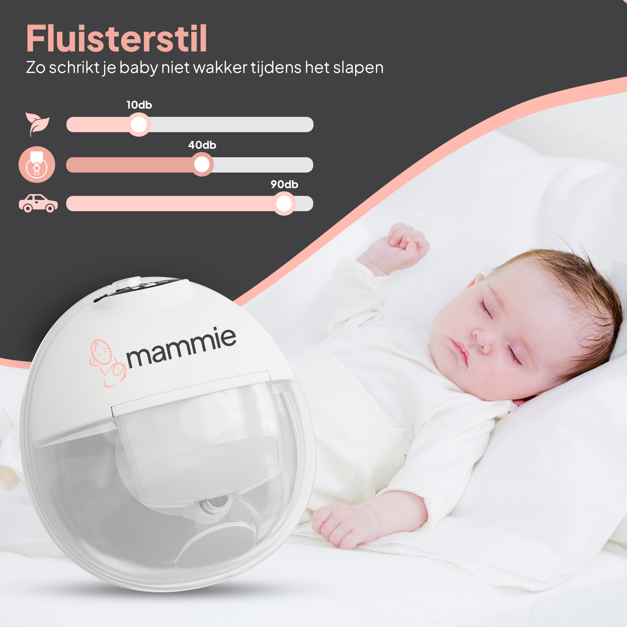 Mammie Draadloze Elektrische Borstkolf - Enkel - Handsfree & Draagbaar ...