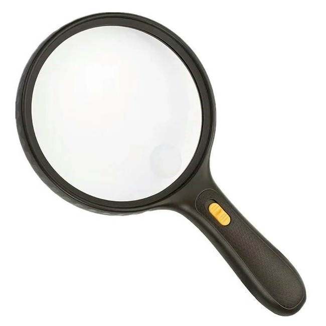Vergrootglas klassiek model diameter 13cm, 2,5x vergroting - Vosmedisch ...