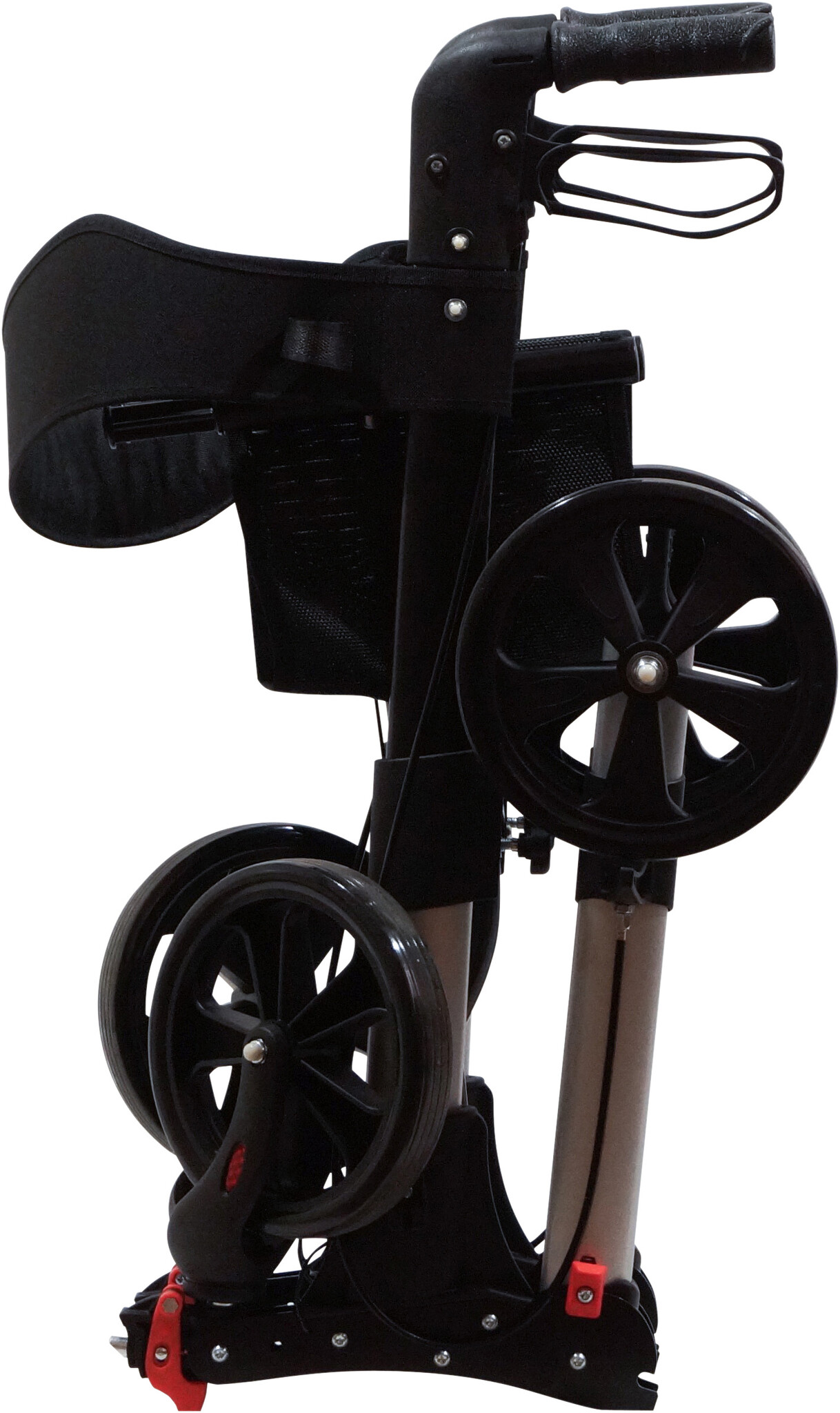 Deluxe Fold Flat Rollator - Wit - opvouwbaar en lichtgewicht - Vosmedisch.nl - A. Vos en Zoons B.V.