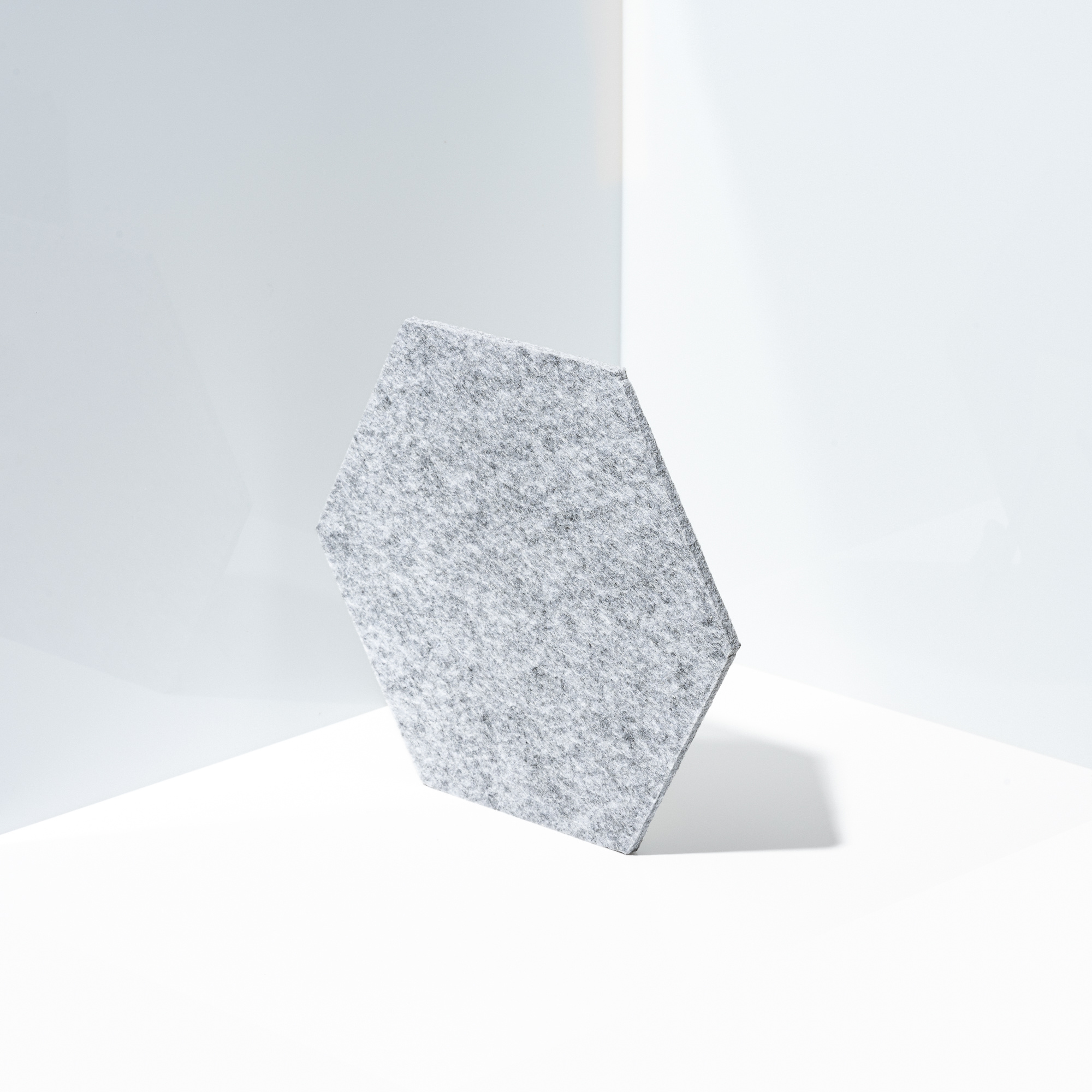 Hexagon PET Vilt Paneel Ø 80 cm - Akoestisch & Duurzaam wandpaneel