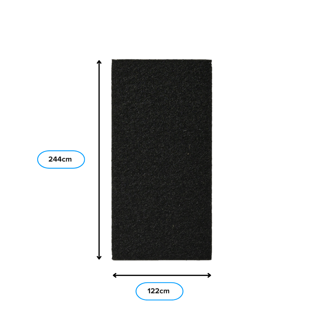 PET Vilt Plaat - 244x122cm - Duurzaam akoestisch vilt - Geluidsisolatie ...