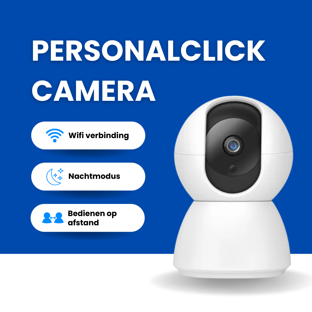 PersonalClick Wifi Camera in huis - Camera Ouderen - Noodhulpknop