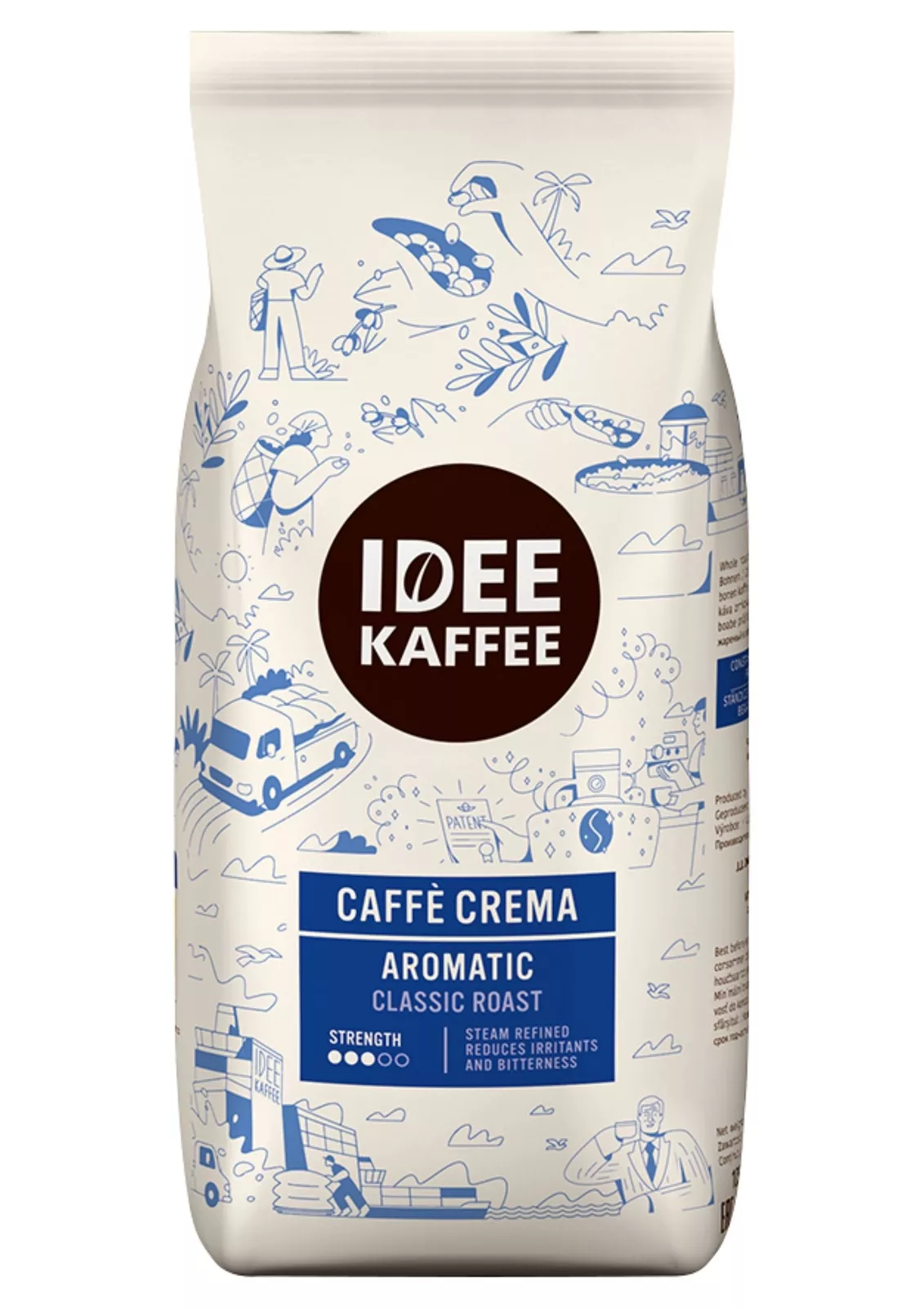 Idee Café Crema Kaffeebohnen 1000 g - Kaffeebilligkaufen.de