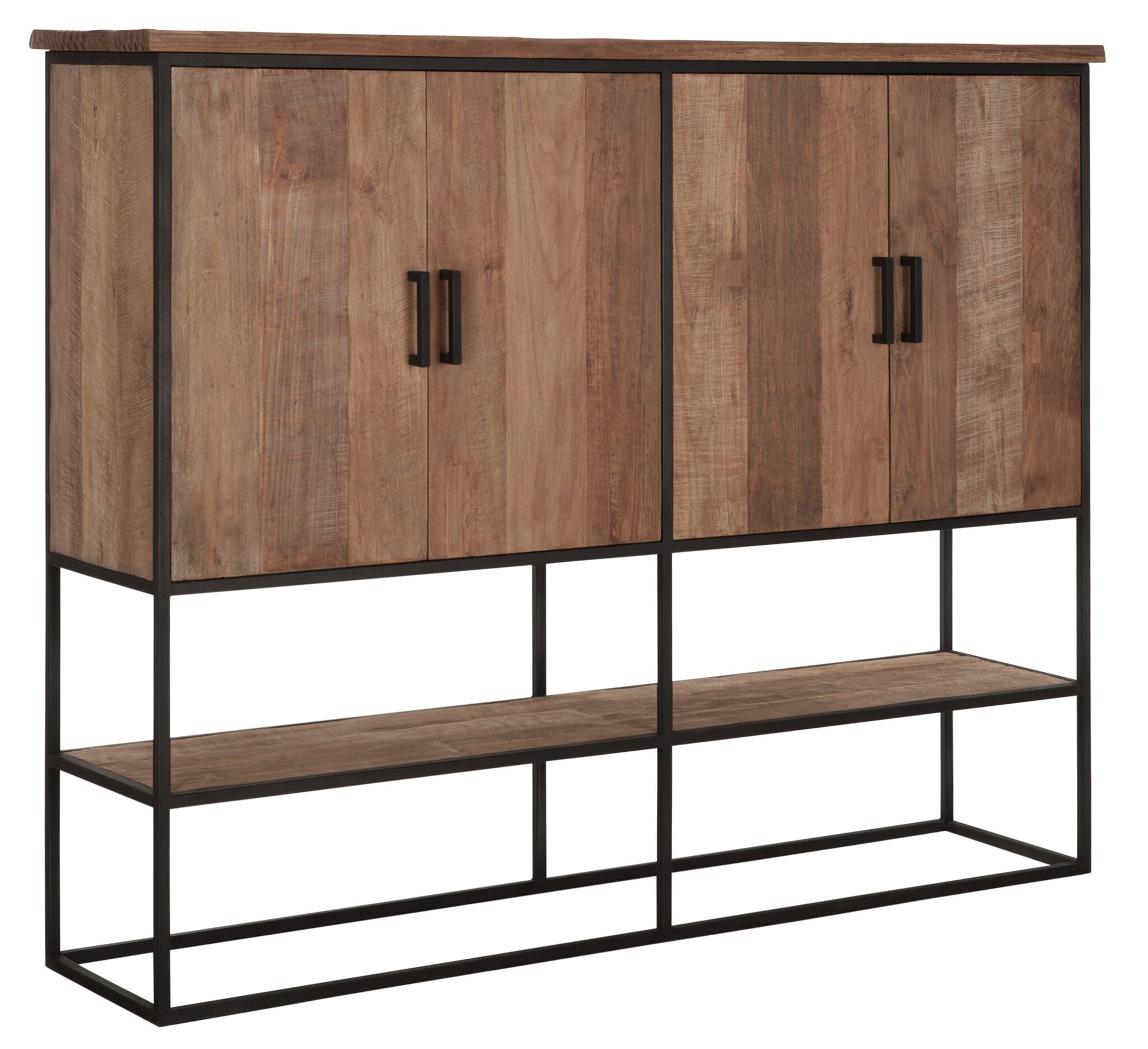 Cabinet Beam large, 4 doors, open rack - DTP Home