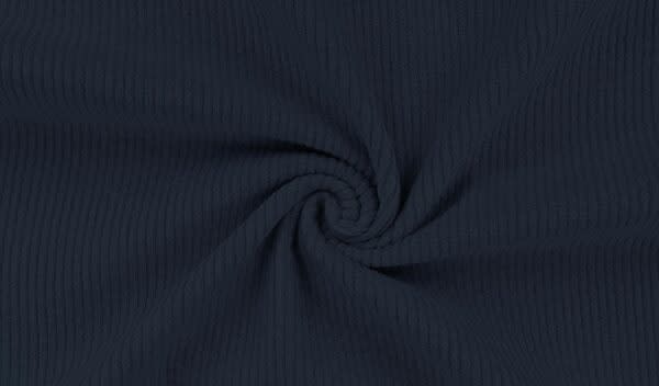 Navy Rib fijn - tricot (18,20 p.m) - Atelier Nie Nie