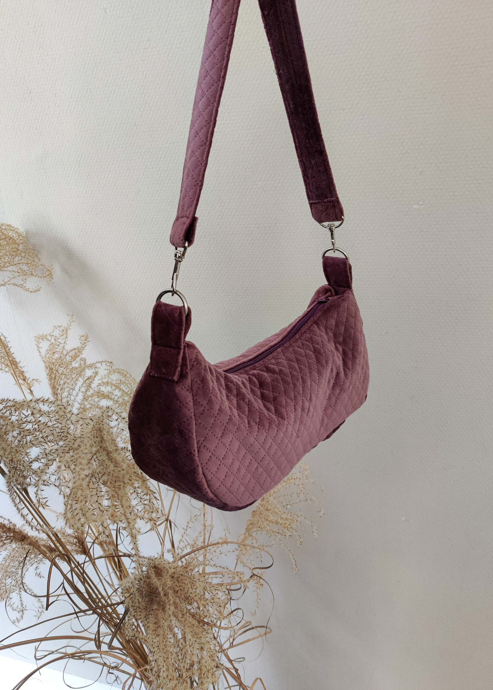 Handtasje oud roze - DIY - Atelier Nie Nie