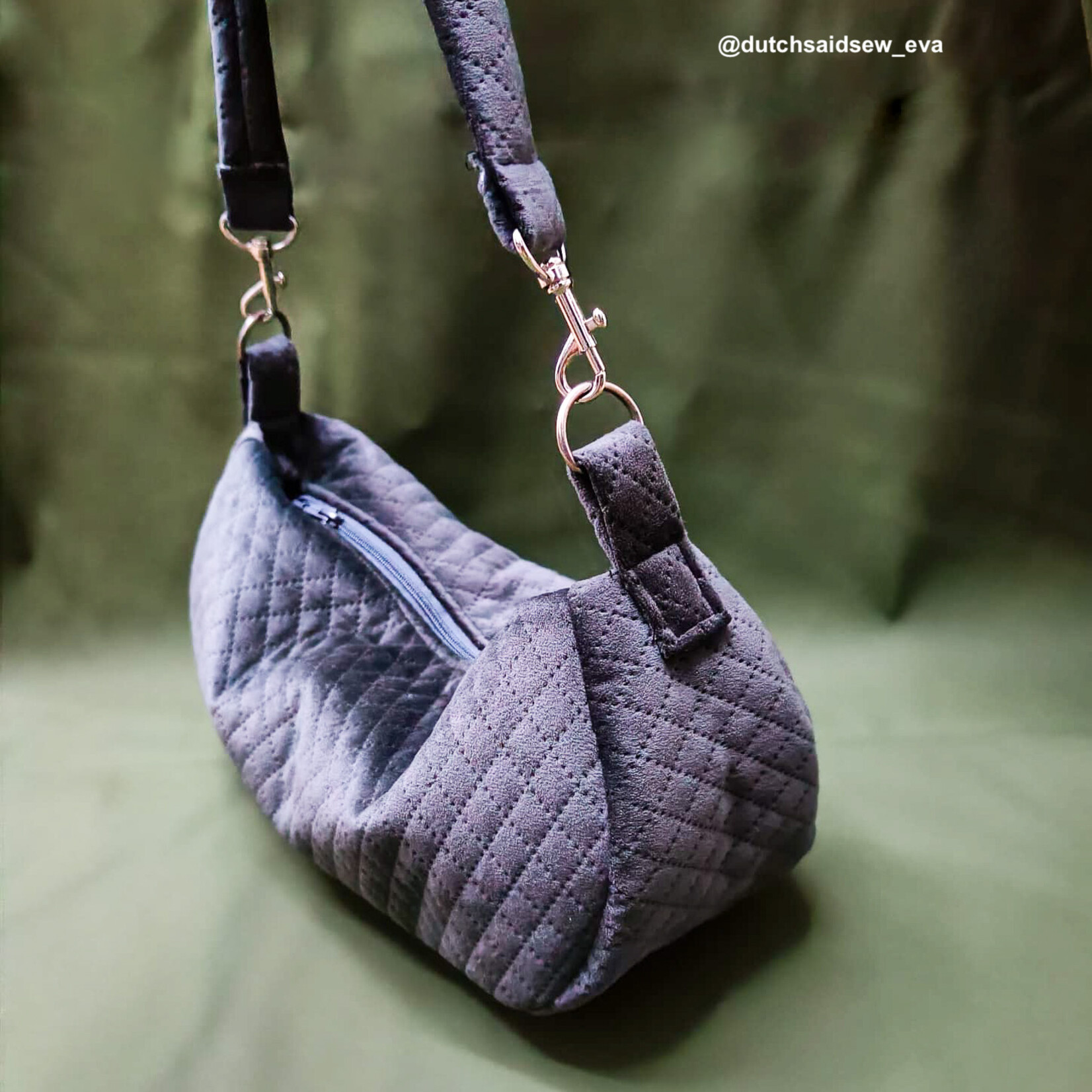 Handtasje grijs - DIY - Atelier Nie Nie