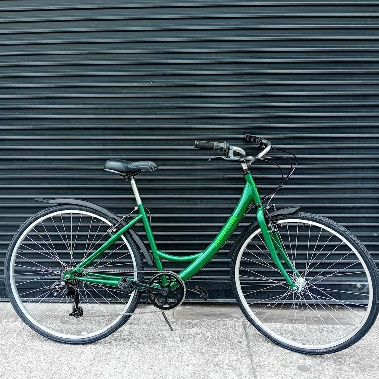 Frontline Women's City Bike - green - Frontline Bikes