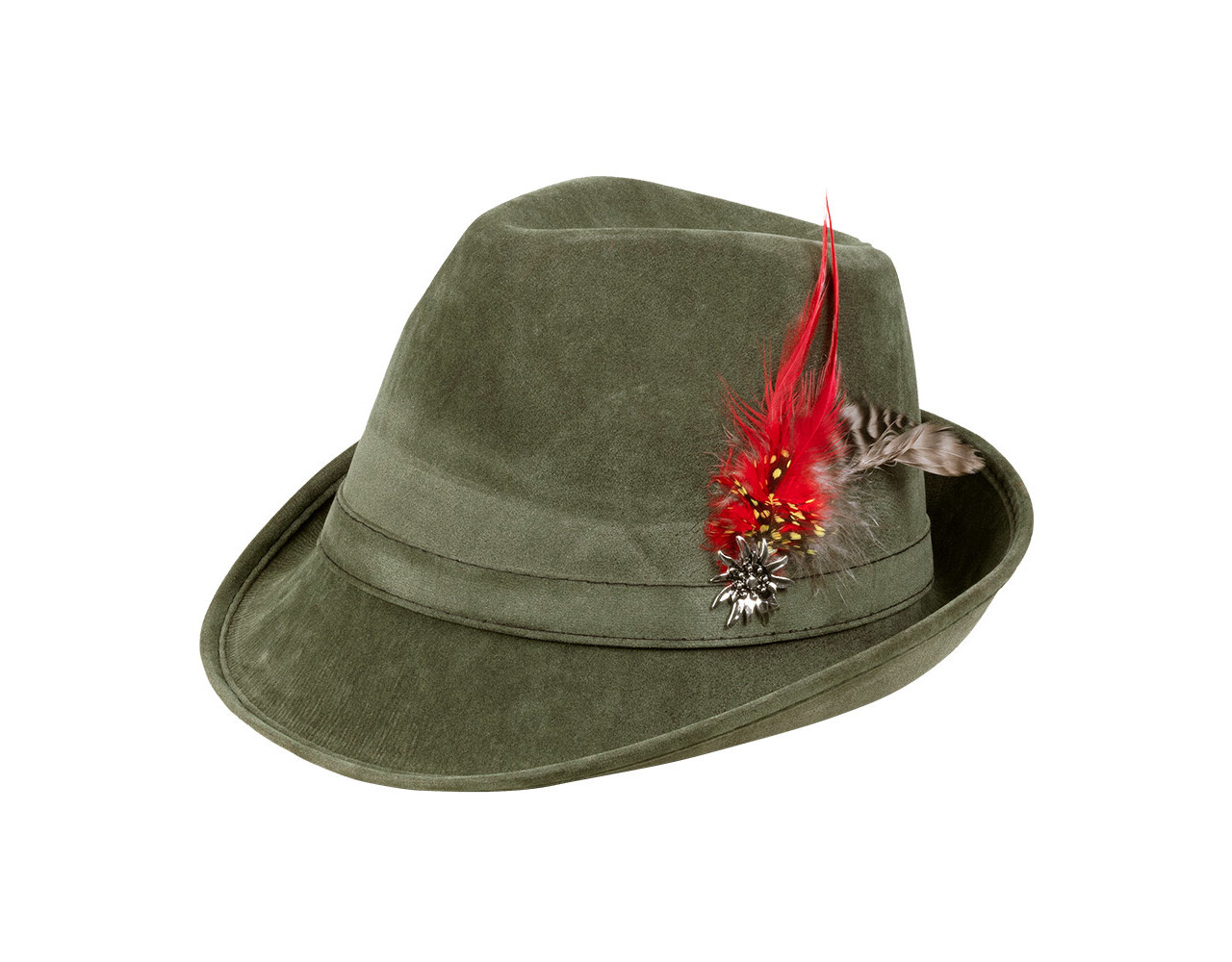 Oktoberfest Tiroler Hut Dunkelgrün - Partywinkel