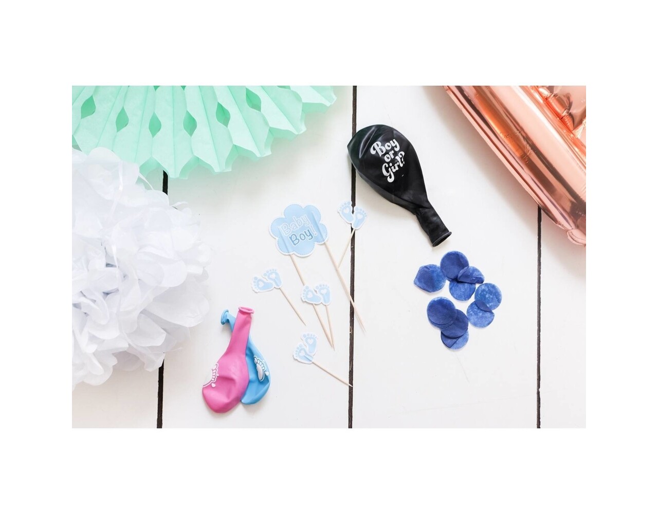 Gender Reveal Boy Party Pack - Partywinkel