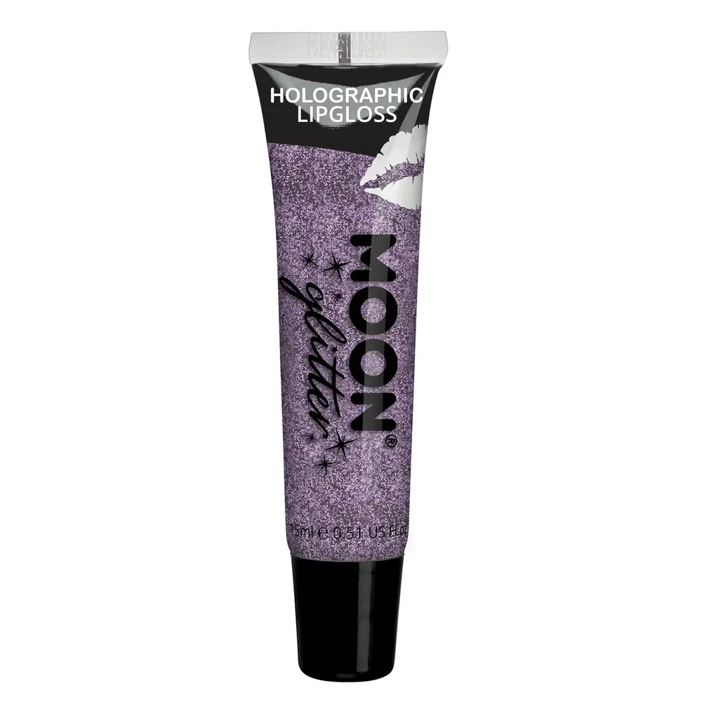 Moon Glitter Holographic Glitter Lipgloss Lila 15ml - Partywinkel