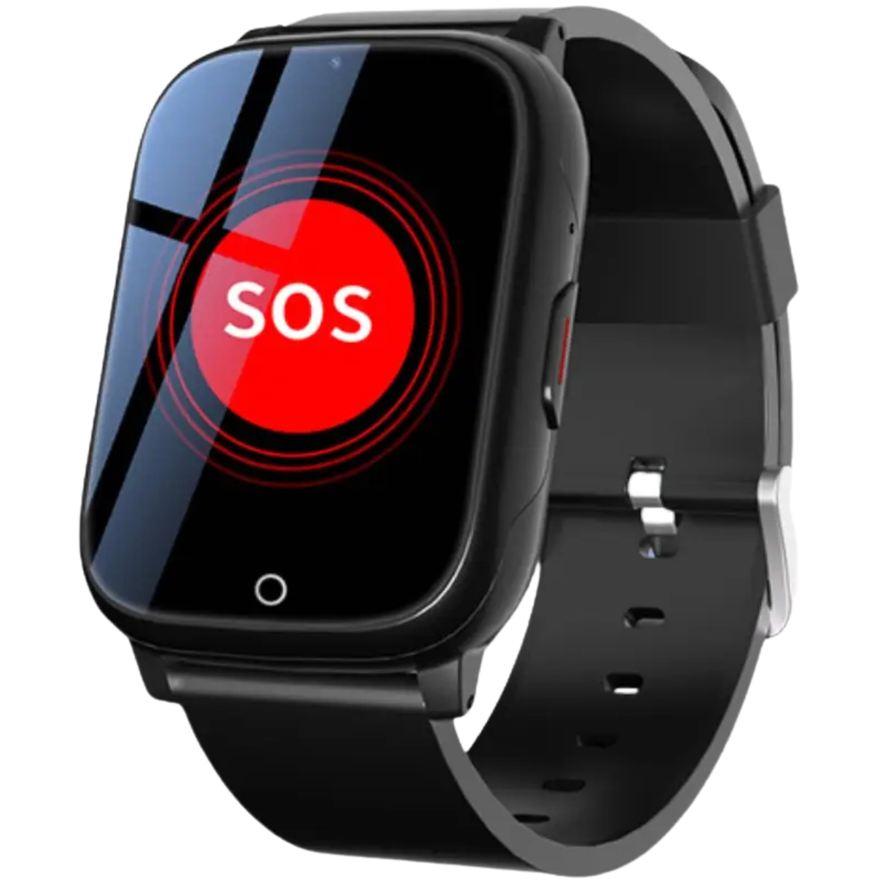Senioren smartwatch met SOS knop en valdetectie - 4 dagen batterijduur