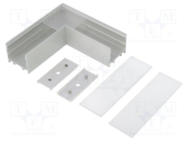 Luksus LED profielen LED hoek profiel / 90 graden LED profiel XL11WIT ...