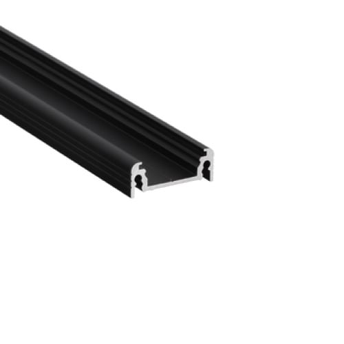 Zwart LED profiel 24mm x 9mm - 09ZWART - Profielgigant.nl de nummer 1 ...