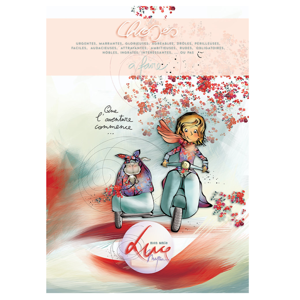 Bloc note - Choses à faire "Que l'aventure commence" - La Touche d ...