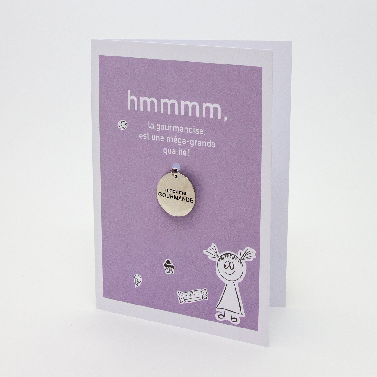 Carte porte-clés "Madame Gourmande" - La Touche d'Originalité