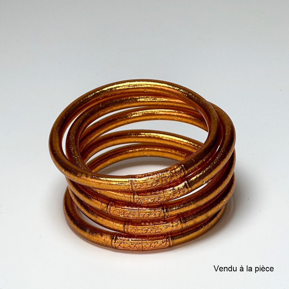 Jonc Bouddhiste Abricot Doré - La Touche d'Originalité