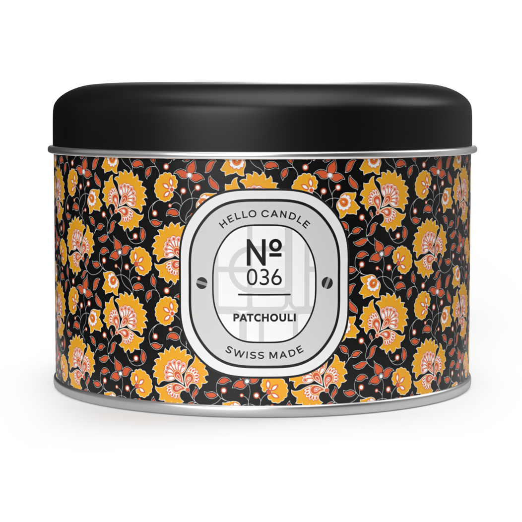 Bougie - Métal 180 ml (036 - Patchouli) - La Touche d'Originalité