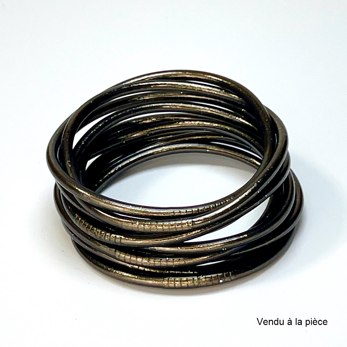 Jonc Bouddhiste Black (fin) - La Touche d'Originalité