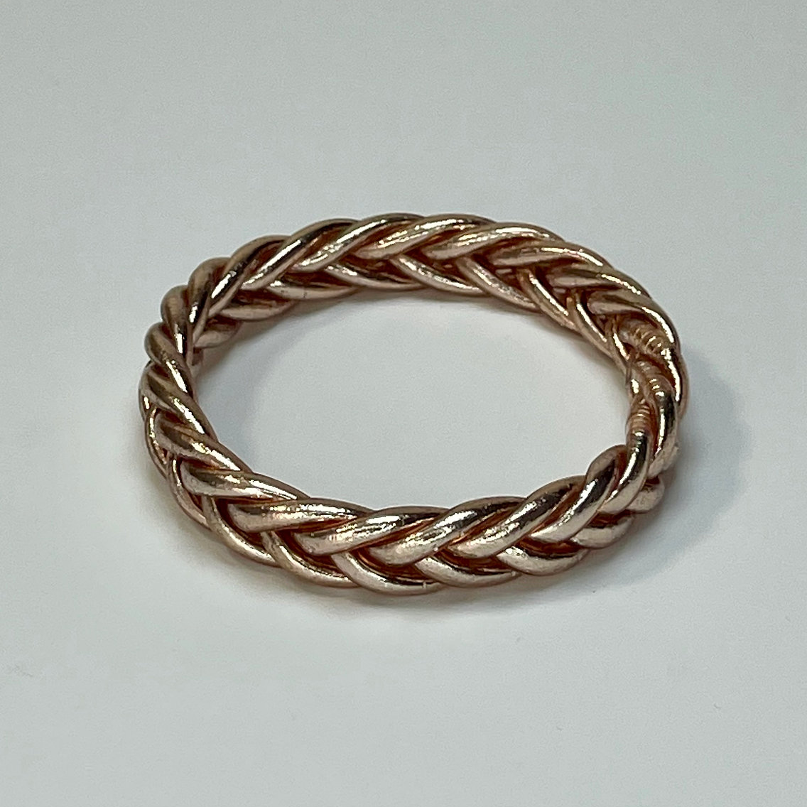 Jonc Bouddhiste Champagne (tressé) - La Touche d'Originalité