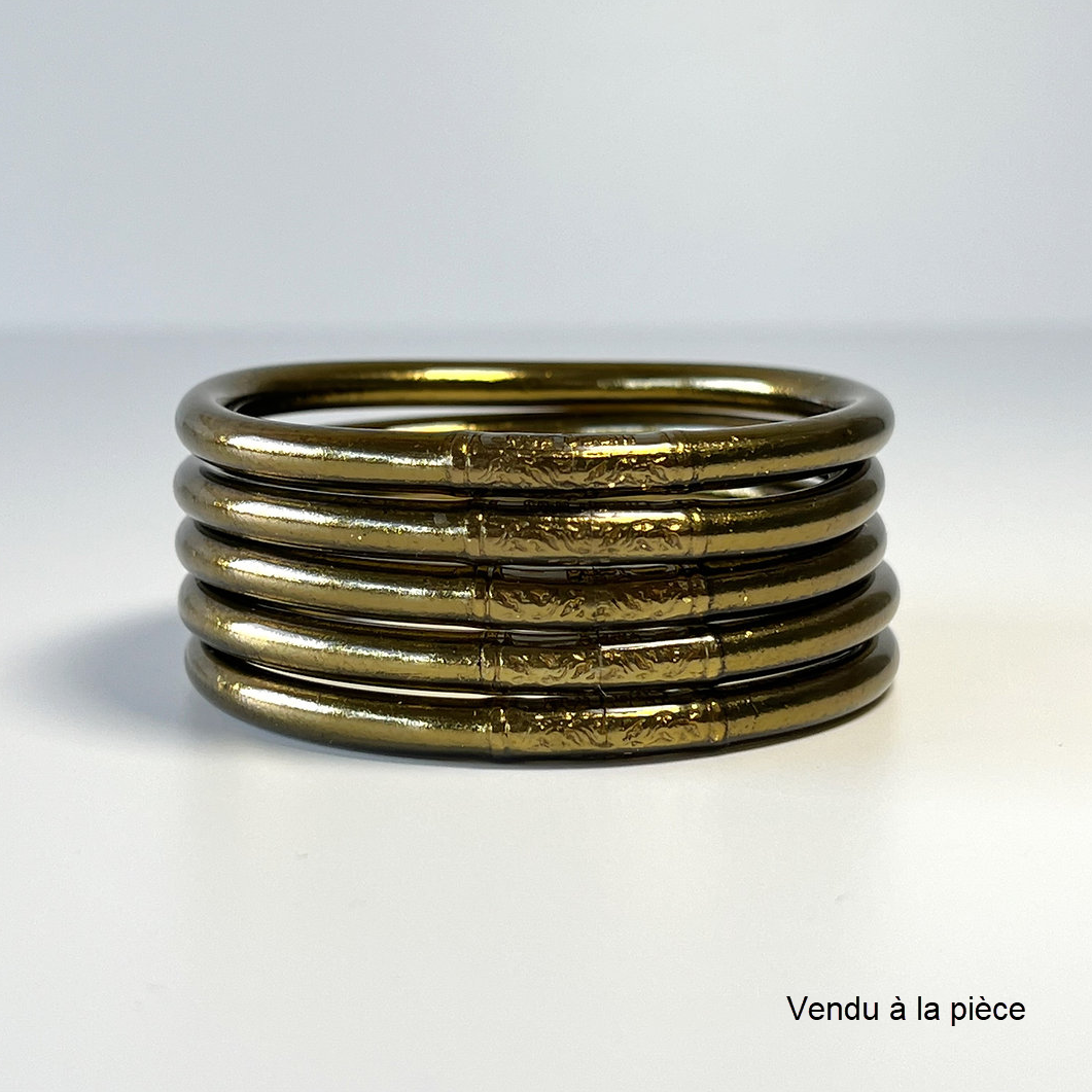 Jonc Bouddhiste Antique Gold - La Touche d'Originalité