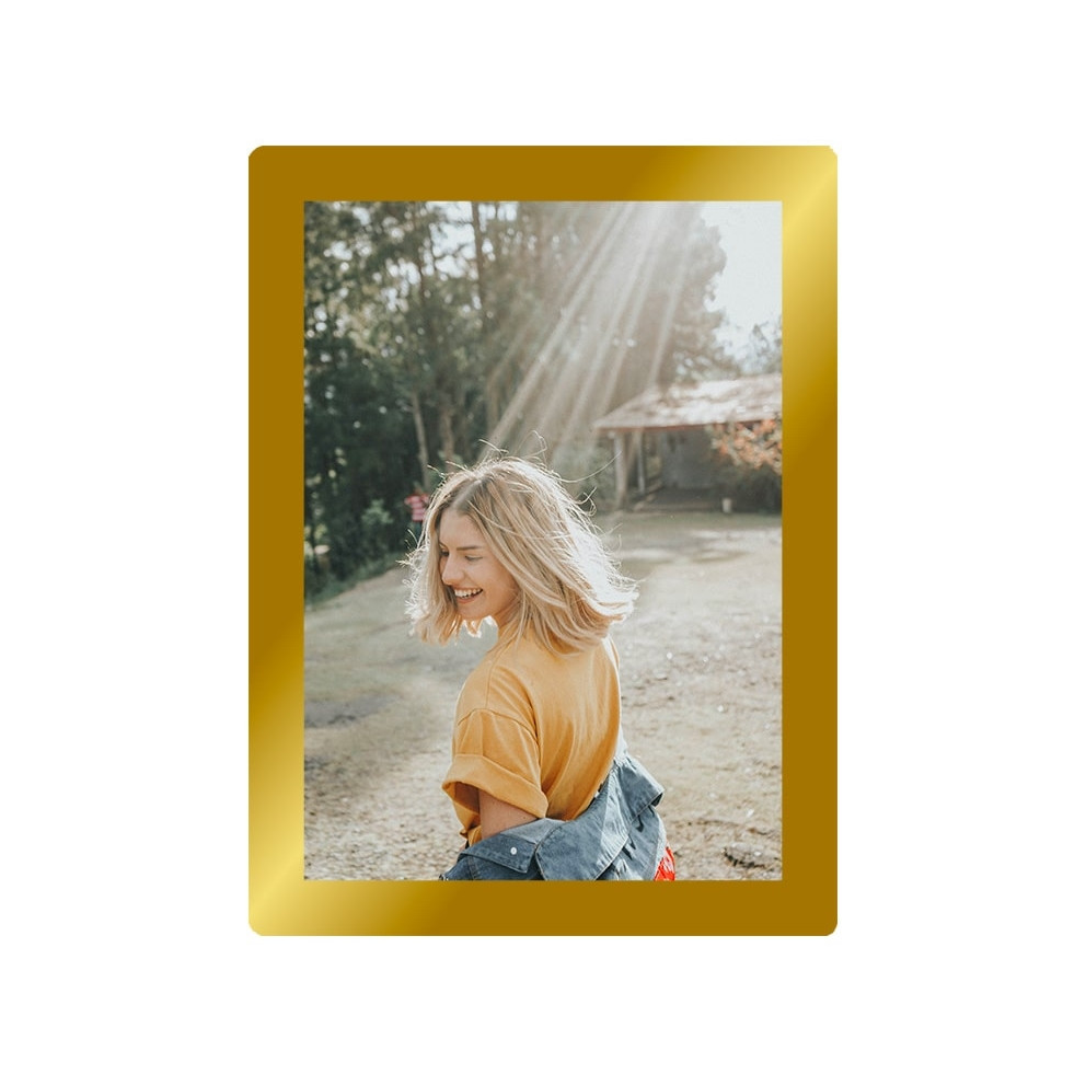 Cadre photo 10x15 cm - Doré - La Touche d'Originalité