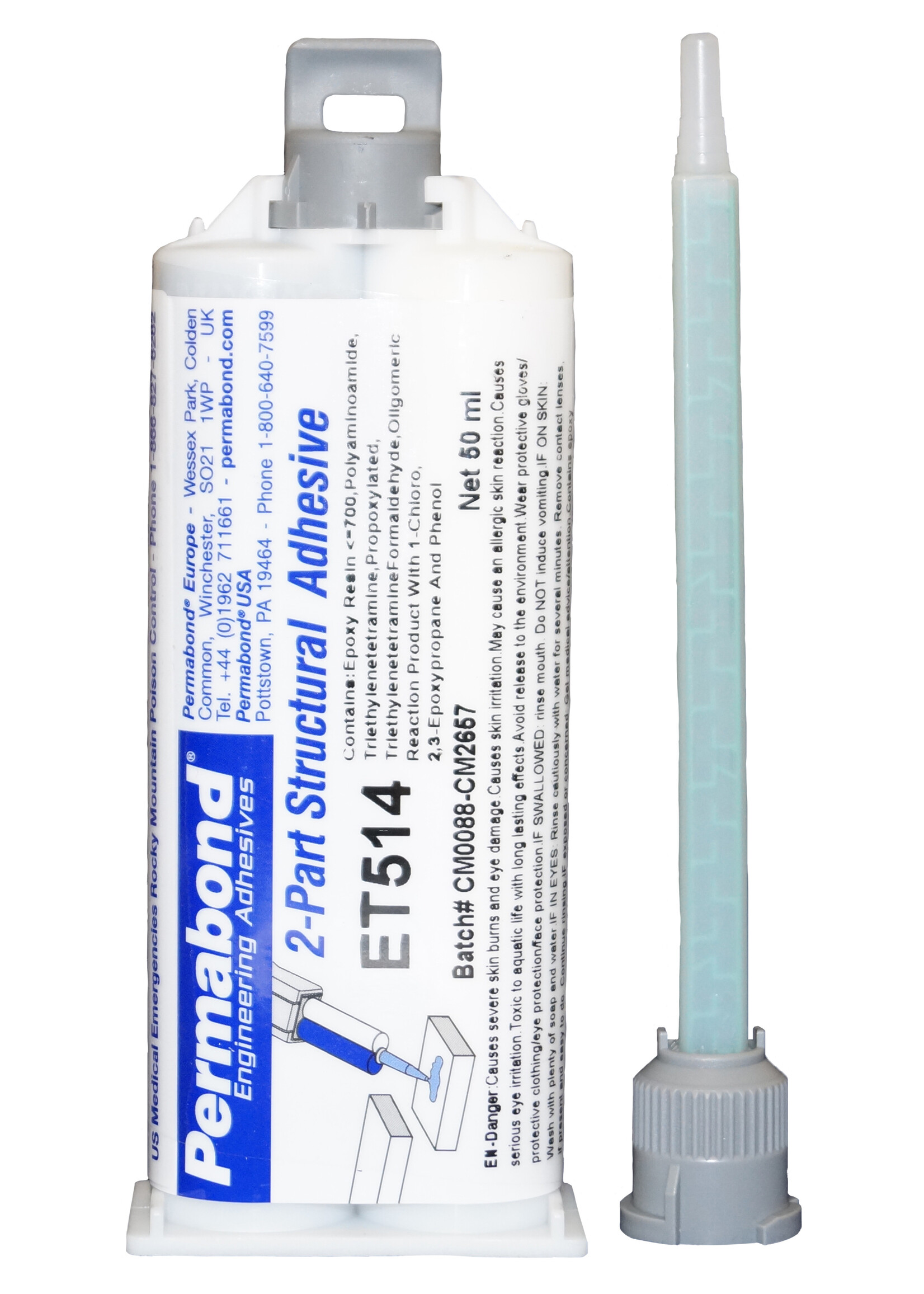 Permabond ET 514 50 ml + nozzle - Lijmenwinkel.nl