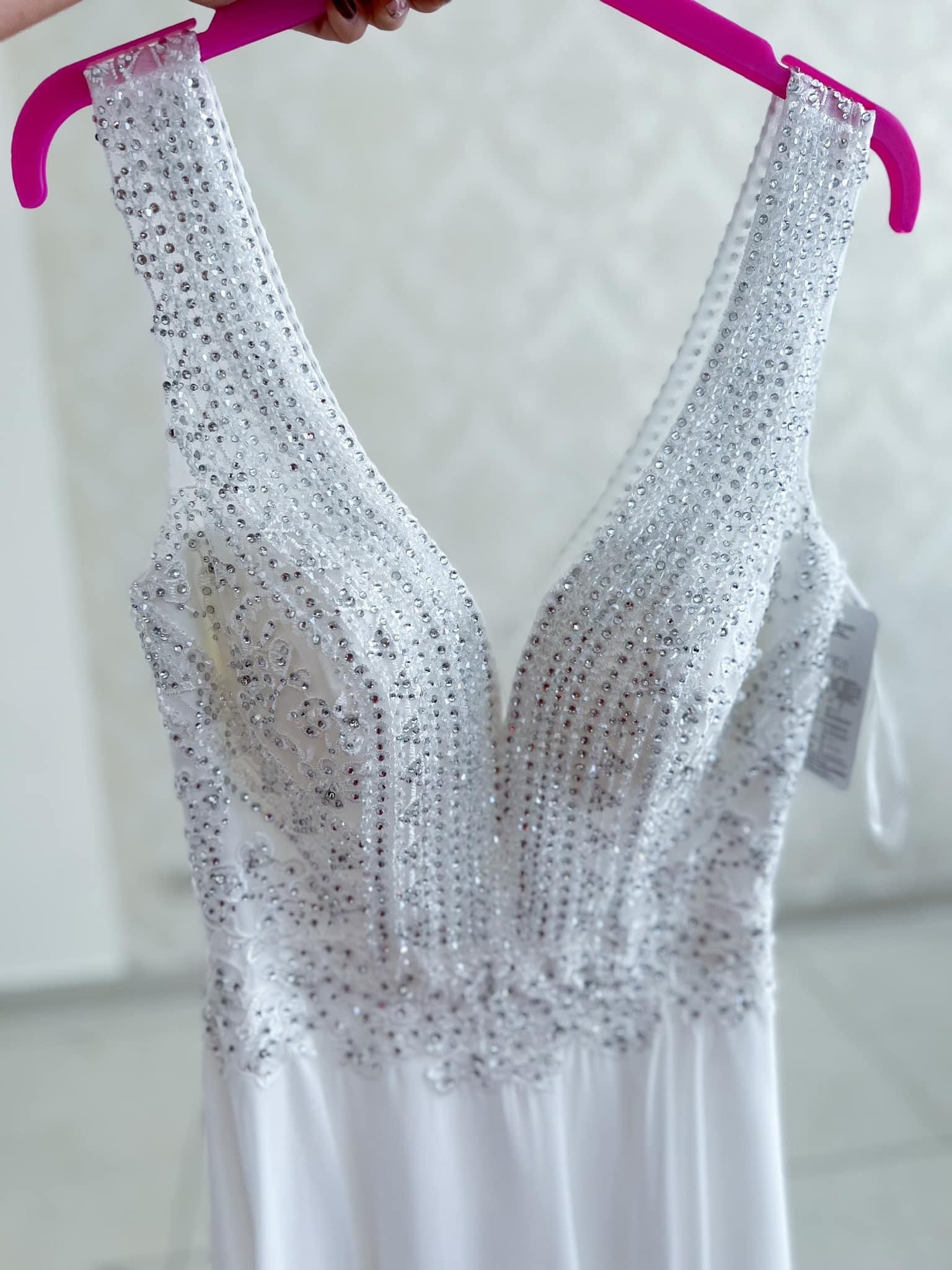 Long wedding dress Campari WHITE - Royal Fashion Queen