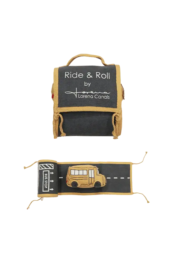 Soft Toy Ride & Roll School Bus - Couleur Locale Kids