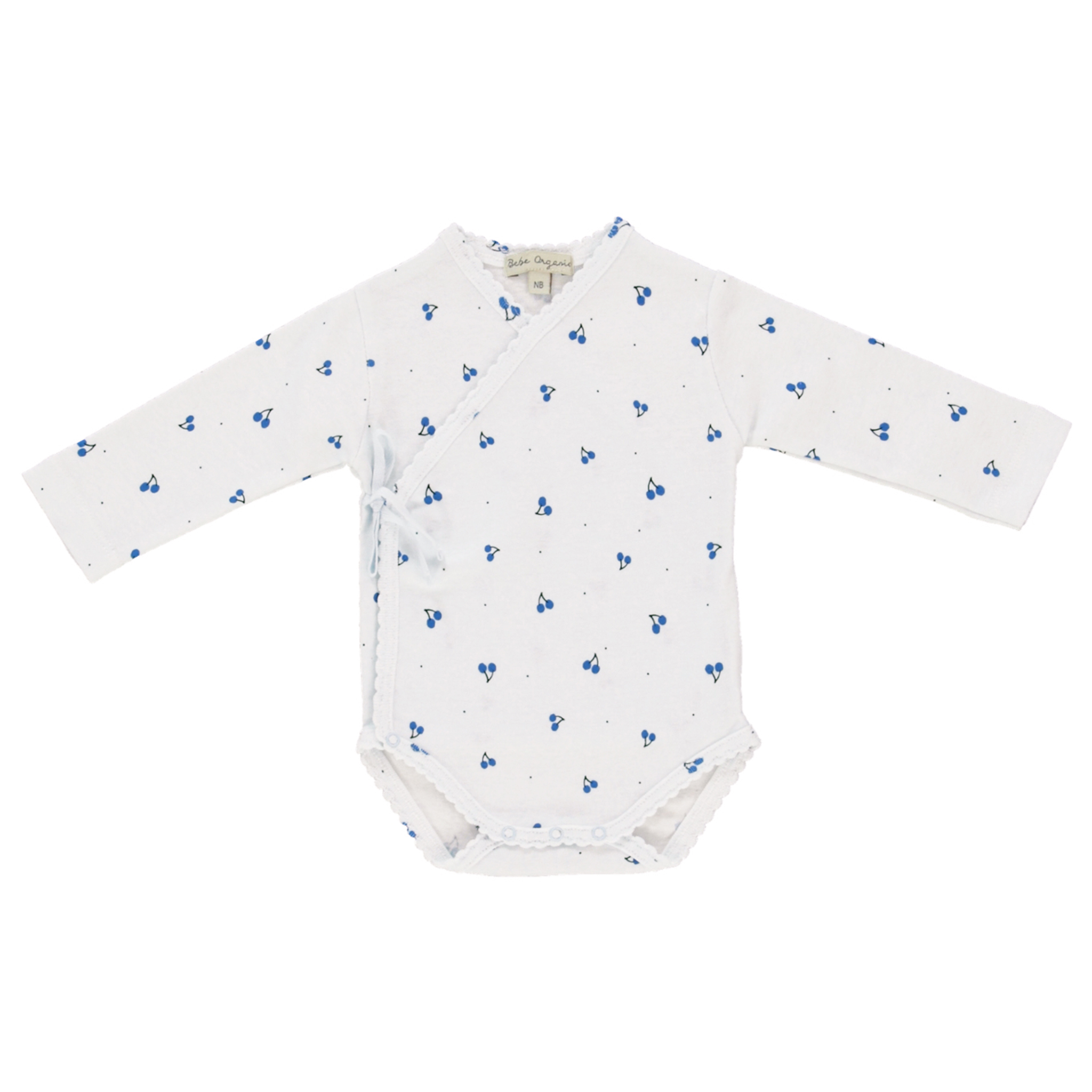 Noah Wrap Onesie - Cherry Rib - Couleur Locale Kids