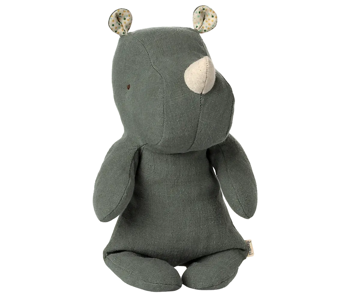 Safari Friends, Small Rhino - Pine - Couleur Locale Kids