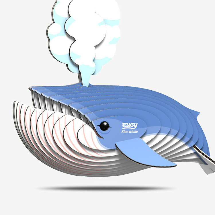 3D Kit Cardboard - Blue Whale - Couleur Locale Kids