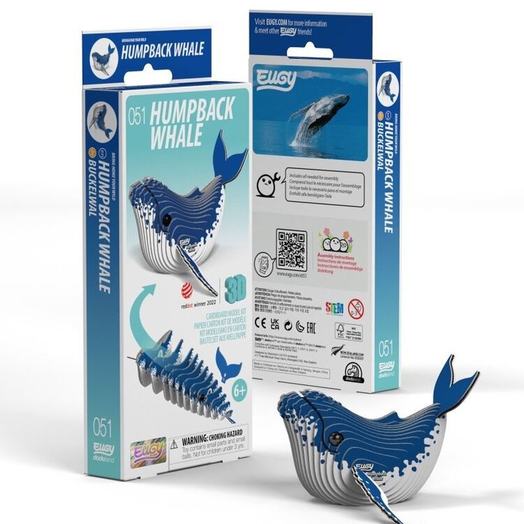 3D Kit Cardboard - Humpback Whale - Couleur Locale Kids