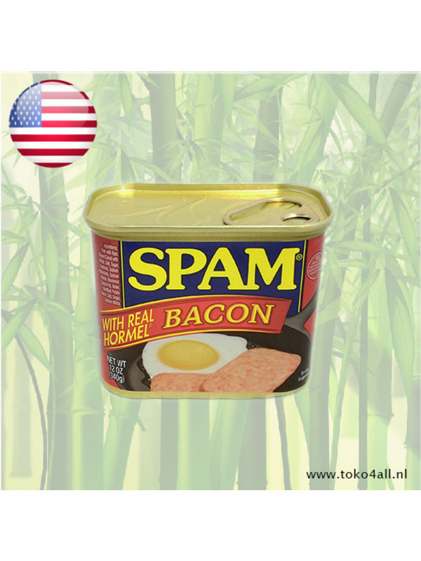 Spam Chopped Pork and Ham with real bacon 200 gr - Toko 4 All