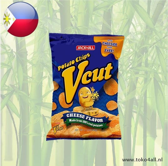 Vcut Potato Chips Cheese flavour 60 gr - Toko 4 All