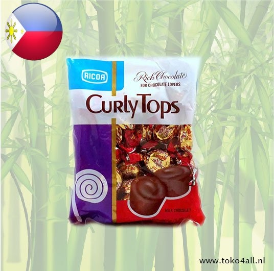 Curly Tops Milk Chocolate 150 gr - Toko 4 All